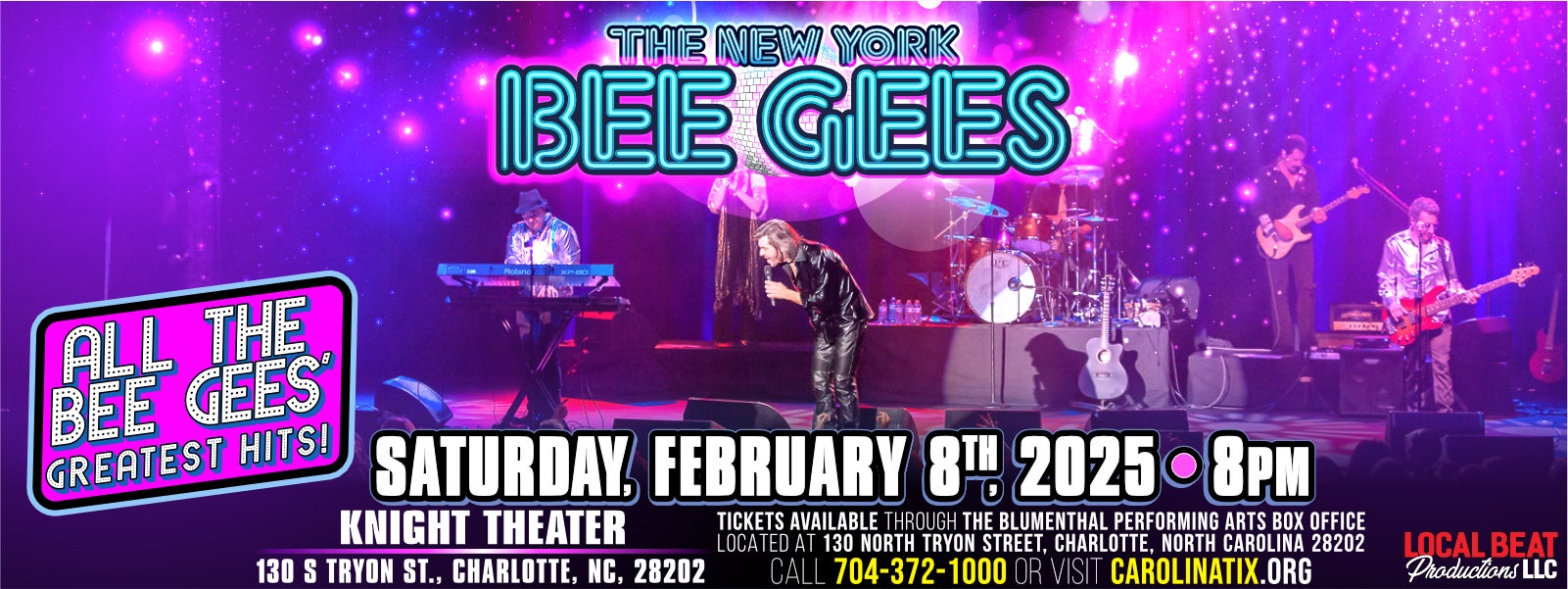 The New York Bee Gees Tribute Show | Blumenthal Arts
