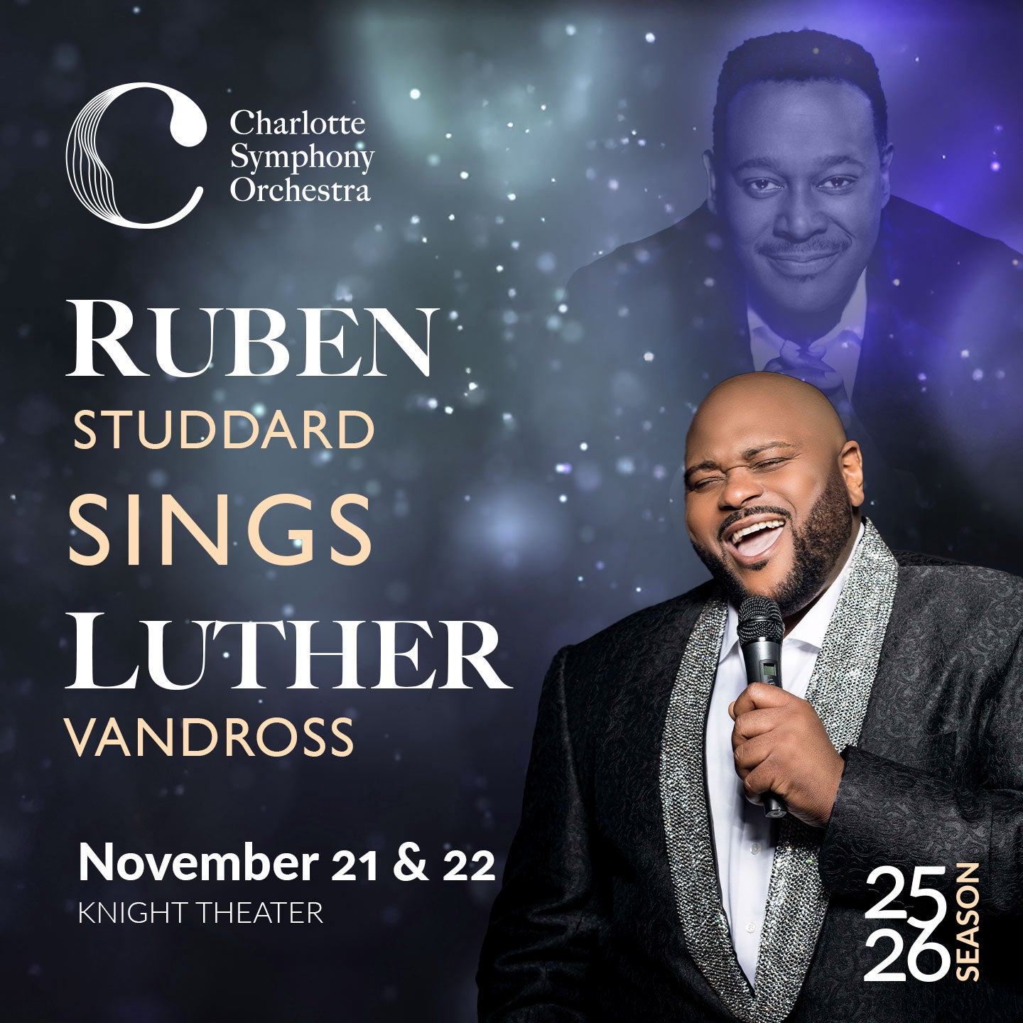 Charlotte Symphony: Ruben Studdard Sings Luther Vandross | Blumenthal Arts