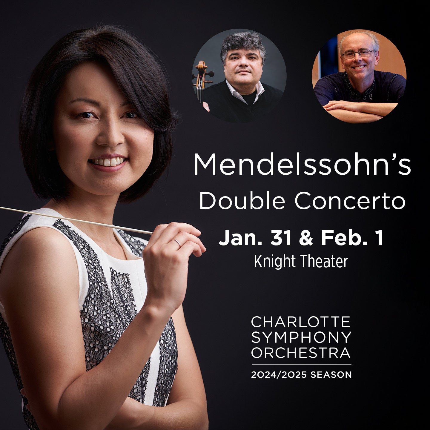 Charlotte Symphony: Mendelssohn's Double Concerto | Blumenthal Arts
