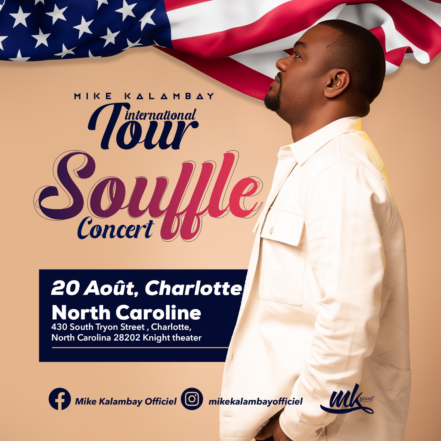 Mike Kalambay International Tour Souffle | Blumenthal Performing Arts Mike Kalambay International Tour Souffle | Blumenthal Performing Arts