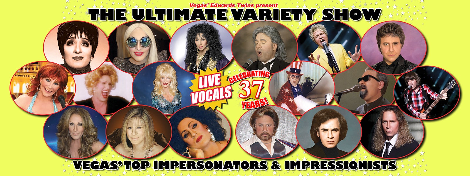 The Ultimate Vegas Variety Show Vegas Top Impersonators | Blumenthal ...